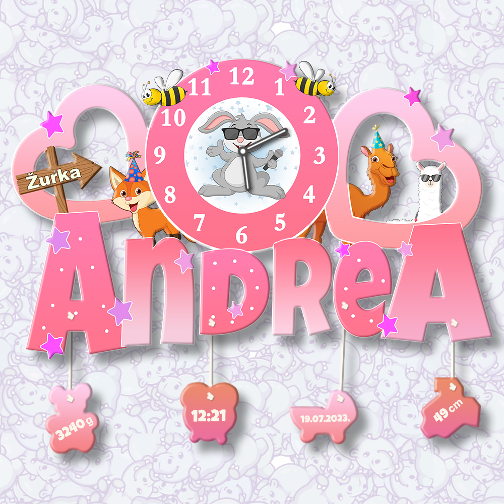 Sat sa imenom - Eci Peci Pec